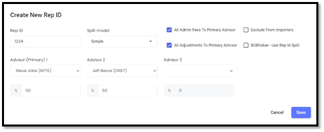 AdvisorBOB Spotlights: Rep IDs